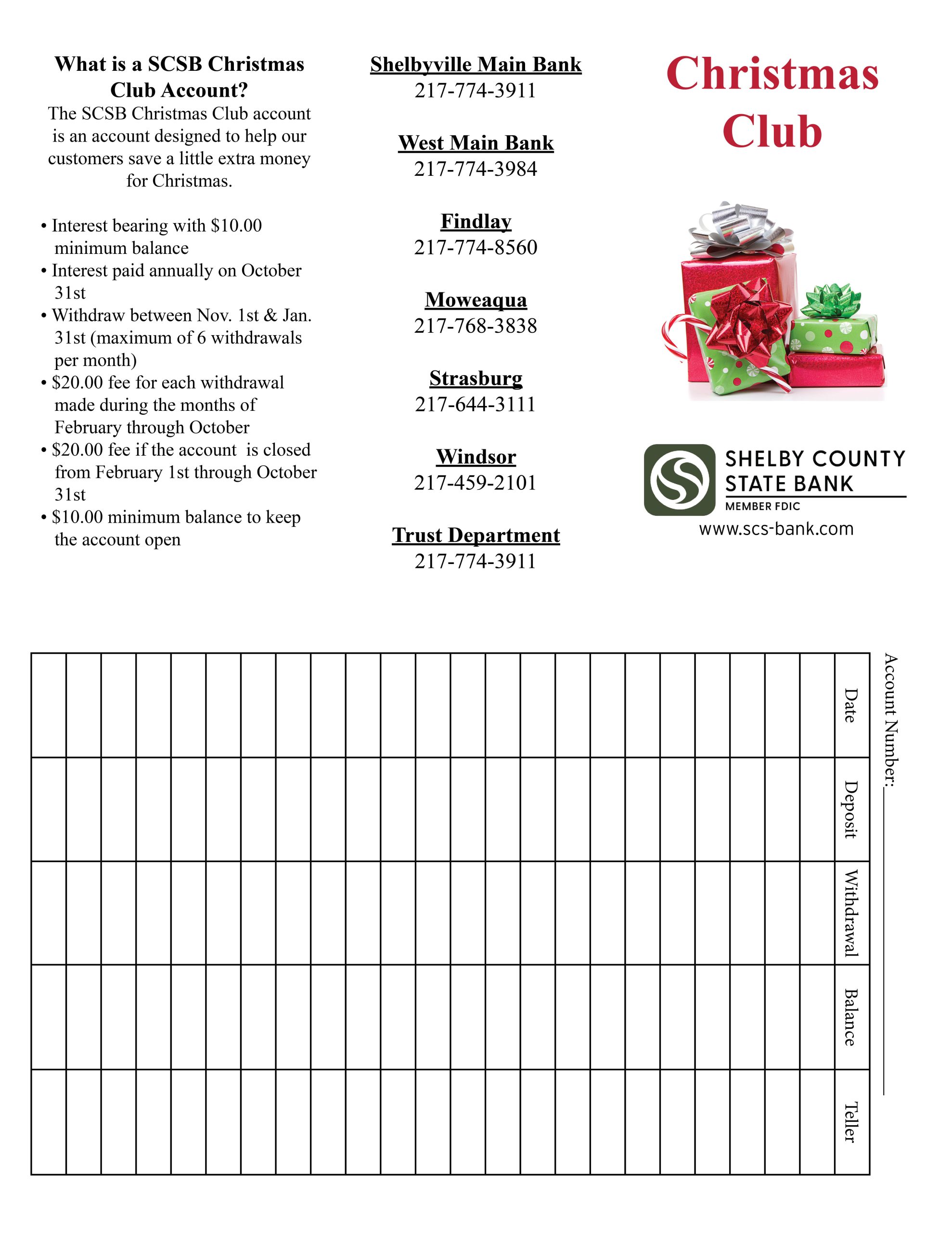 CRA Public File | Shelby County State Bank